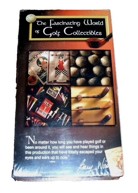 THE FASCINATING WORLD Of Golf Collectibles VHS Tape PGA Gary Wiren NEW SEALED £12.61 - PicClick UK