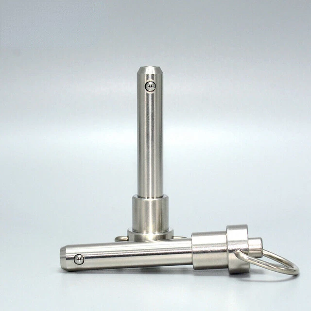 5MM DIA LOCK Pin Plug Steel Bolt Ball Quick Release Pin Head W/ring ...