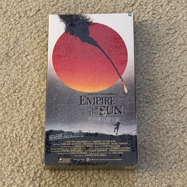 EMPIRE OF THE Sun Vhs Warner Wraparound New Sealed Christian Bale £186. ...