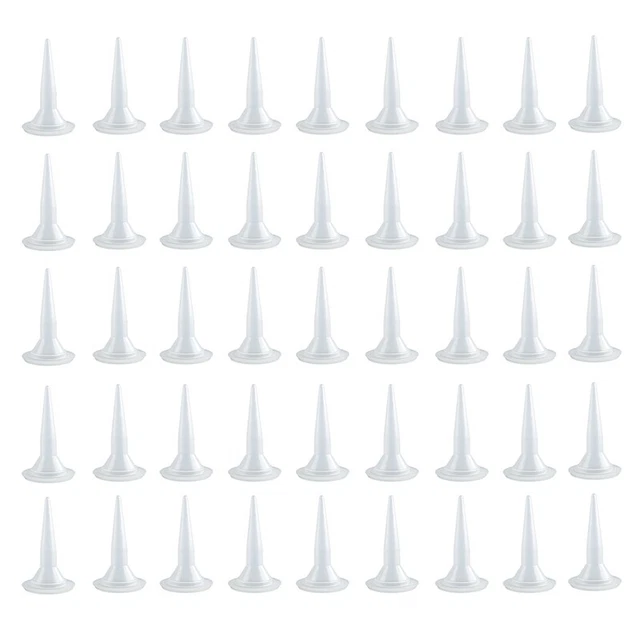 100 PCS PLASTIC Structure Caulking Nozzles Extender Caulk Nozzle Tip ...