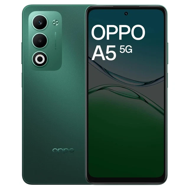 OPPO A5 5G (Green 128GB 6GB RAM) Dimensity 6300 Processor Global ...