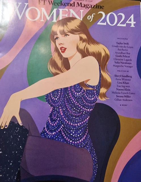 WOMEN OF 2024 - Taylor Swift Charli XCX Emma Stone - FT Weekend ...