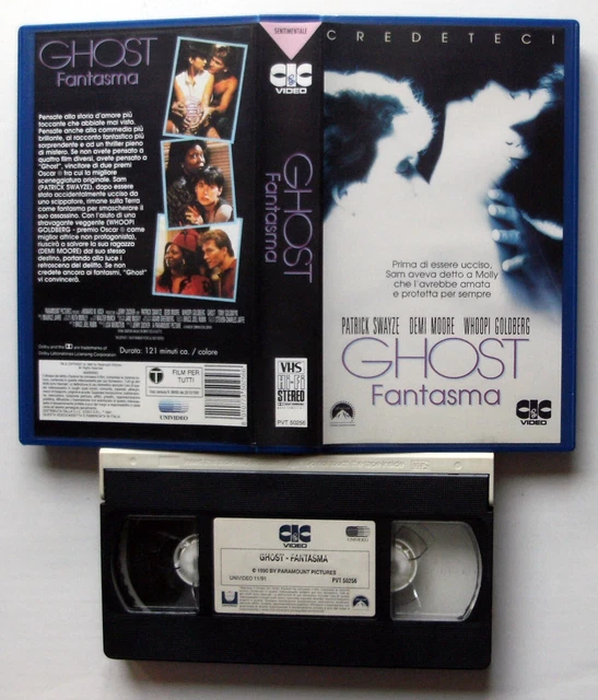 VHS GHOST FANTASMA (1990) Patrick Swayze - Demi Moore - Cic Video - Ex ...