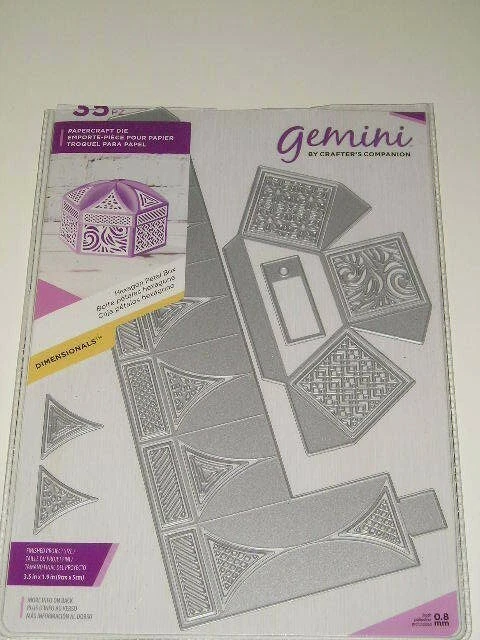 CRAFTER'S COMPANION GEMINI Dimensionals Dies - Hexagon Petal Box £18.95 ...