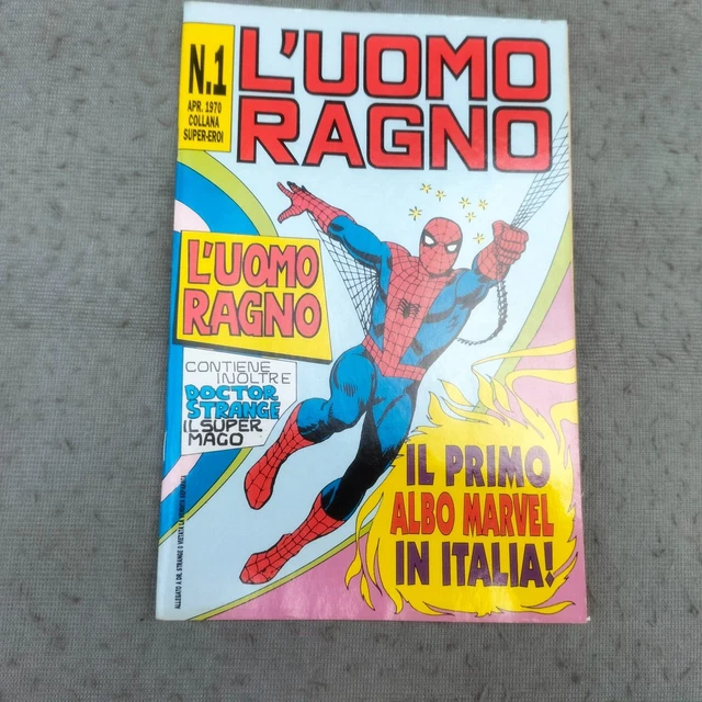 L'UOMO RAGNO SPIDERMAN # 1-Ristampa Dell'originale Del 1970-Ottimo-1995 ...