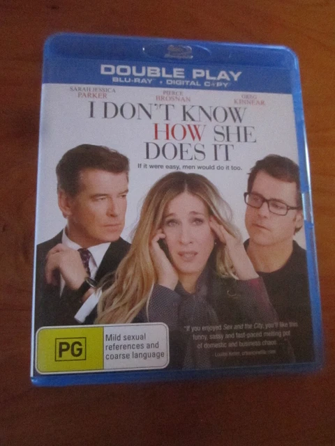 DVD BLU-RAY I Don't Know How She Does It Double Play Great **Must See *** EUR 3,71 - PicClick IT