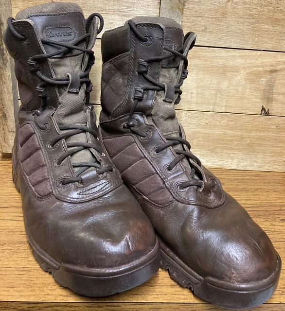 BRITISH ARMY ISSUE Bates Brown Lightweight Patrol Tactical Boots Size ...