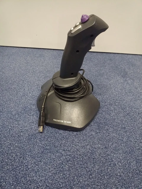 TRUST PREDATOR TH 400 USB Joystick Flight Flugsimulator £1.28 - PicClick UK