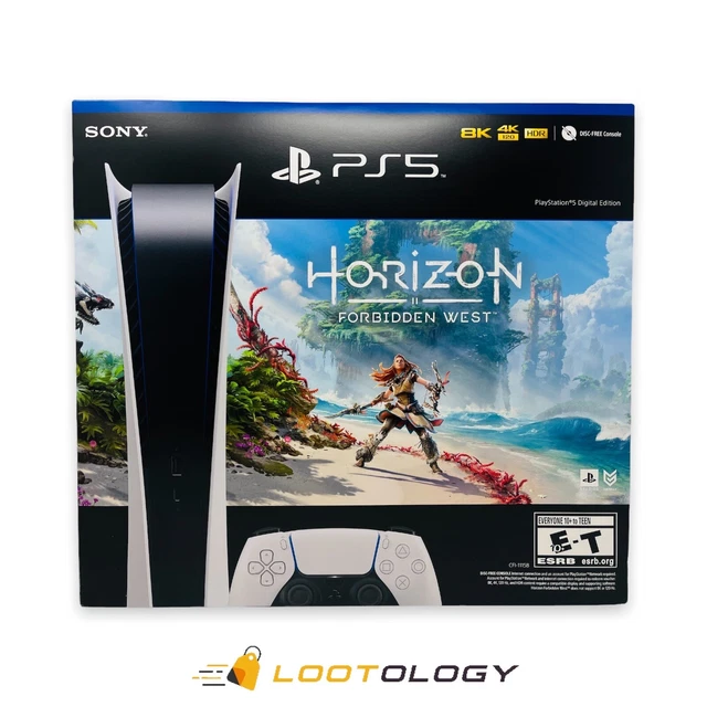 SONY PLAYSTATION 5 PS5 Console Horizon Forbidden Digital Bundle ...