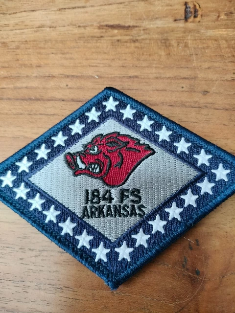 USAF AIR FORCE 184th Fighter Squadron Ebbing ANGB Arkansas patch $7.50 ...