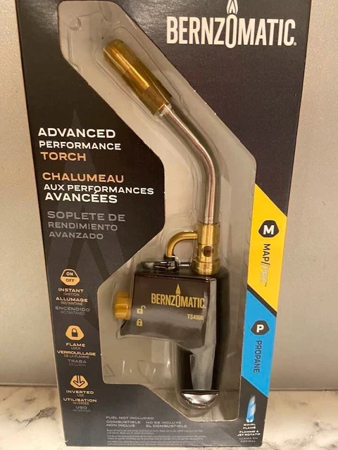 BERNZOMATIC MAP/PROPANE HIGH Heat Torch Head TS4000 Bernzomatic BRAND ...