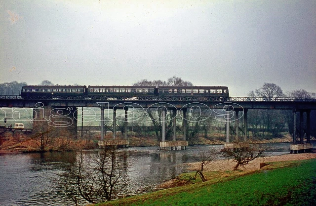 ORIGINAL AGFA 35MM Colour Slide of Met Cammell DMU at Ripon 1960s £5.00 ...