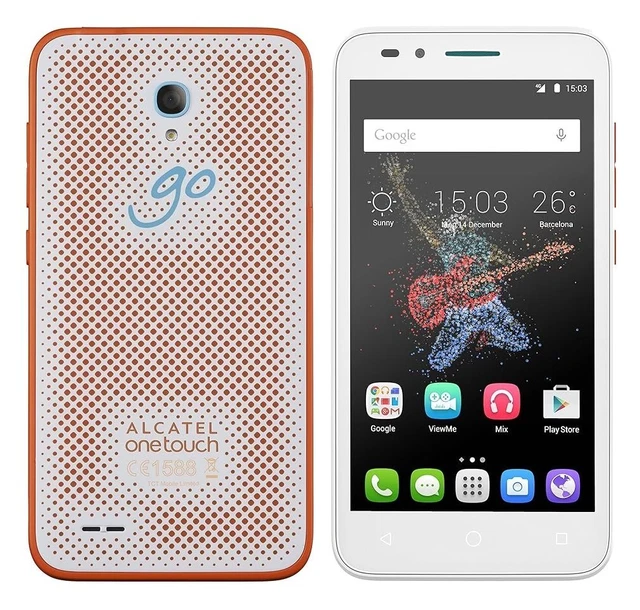 ALCATEL ONE TOUCH 7048X Orange 4G (LTE) Débutant Enfants Android ...