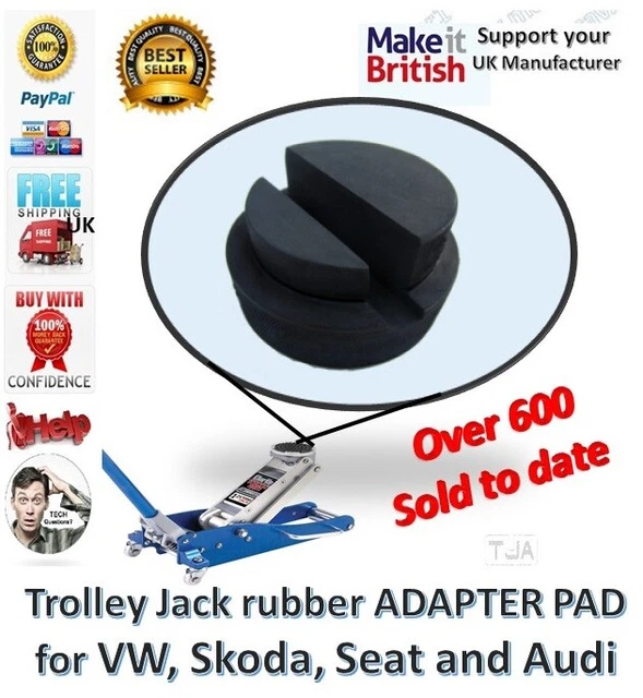 AUDI A3 JACK Pad 8P A4 VW Golf Mk5 Mk6 Skoda Seat Trolley Jacking Pad ...