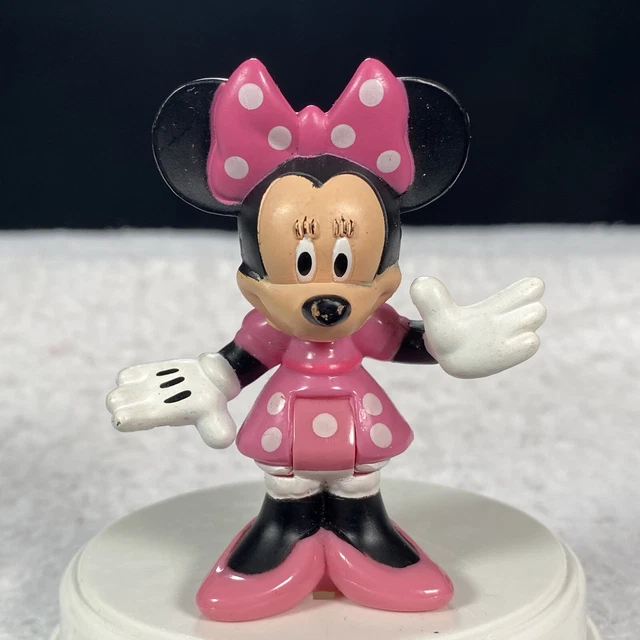 MINNIE MOUSE ACTION Figure, 2011, Mattel, Disney, 3”, Pink Dress £7.46 ...