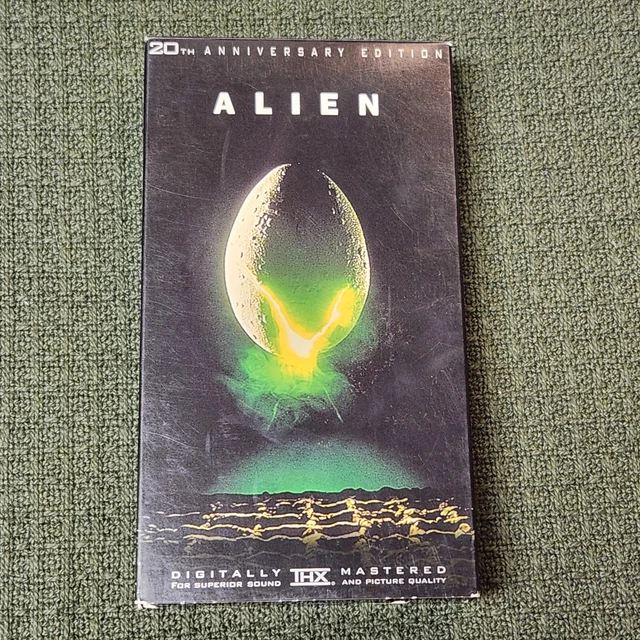 ALIEN (1979) 20TH Anniversary Edition VHS Sci-Fi Horror Digitally ...
