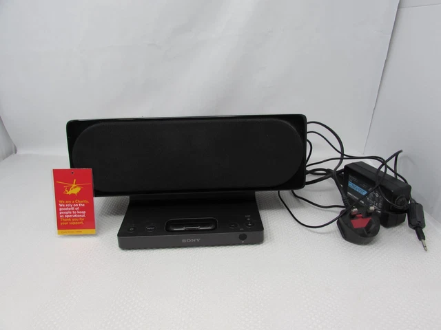 SONY SPEAKER SYSTEM SRS-GU10iP Black with Bluetooth iPod 30 Pin Plug ...