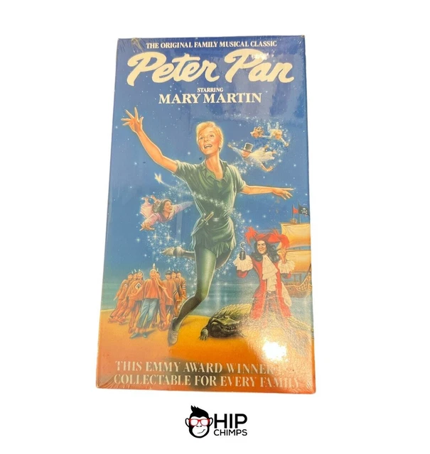 PETER PAN 1990 Starring Mary Martin Goodtimes Platinum Series VHS NEW ...