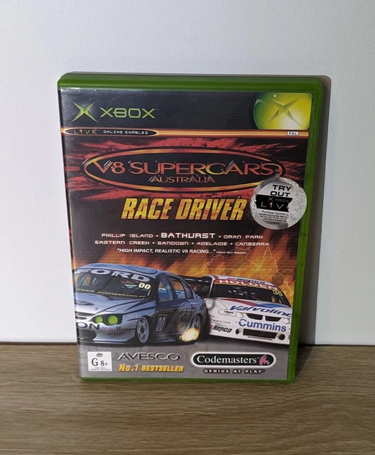 V8 SUPERCARS AUSTRALIA Race Driver - Original Xbox - Tested & Working ...