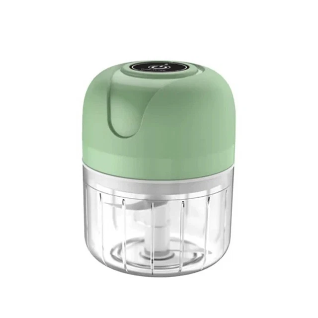 250ML ELECTRIC MINI Garlic Chopper Cordless Portable Food Processor ...