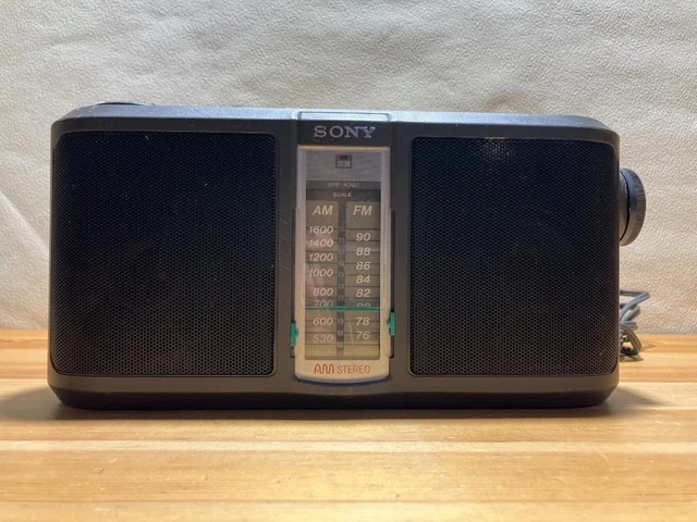SONY SRF-A300 AM/FM Stereo Receiver Portable Radio Built-in Speaker ...