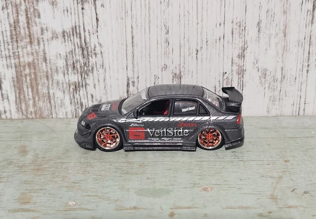 JADA TOYS DIECAST Import Racer Mitsubishi Lancer Evolution V1 gris 1:64 ...