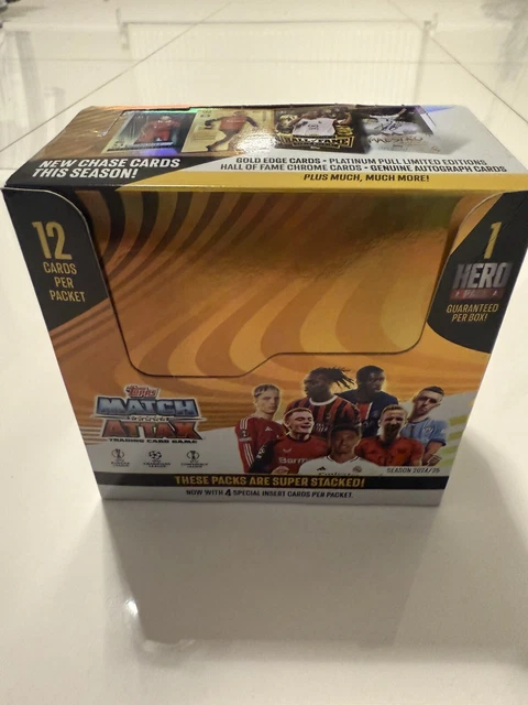 TOPPS MATCH ATTAX 2024/25 Season Full Box 24 packets new Packets £49.99 ...