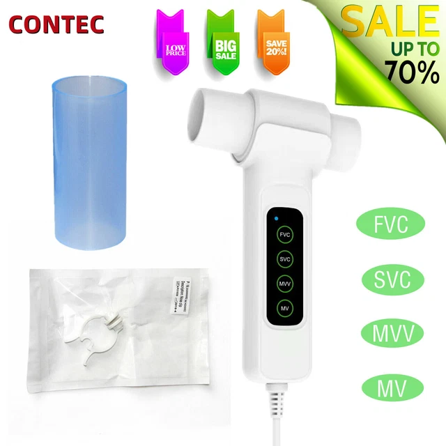 CONTEC SPM-D DIGITAL PC Based Spirometer Lung Volume Device Pulmonary ...