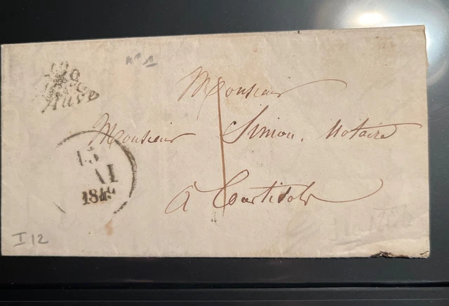 LETTRE CURSIVE AUVE 15 Mai 1849 Indice 12 EUR 25,00 - PicClick FR