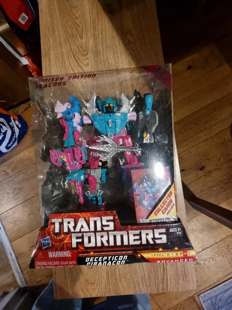 TRANSFORMERS G1 SEACONS Piranacon Platinum Edition Commemorative ...