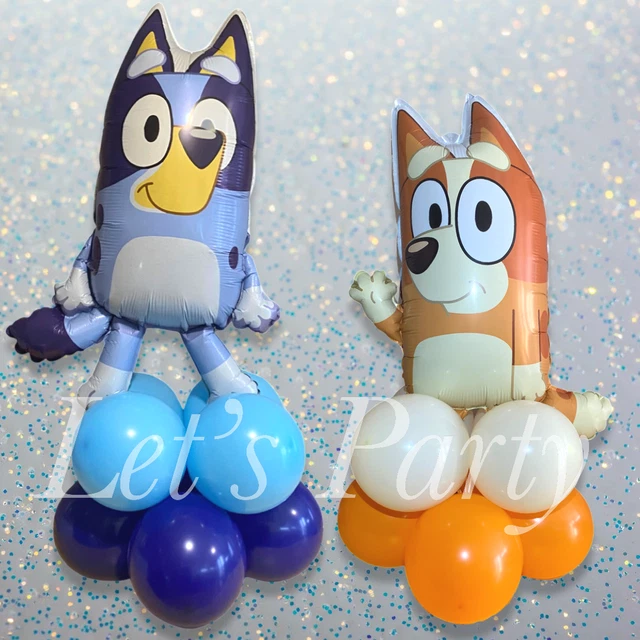 LARGE BLUEY & Bingo character balloon display cbeebies birthday gift ...
