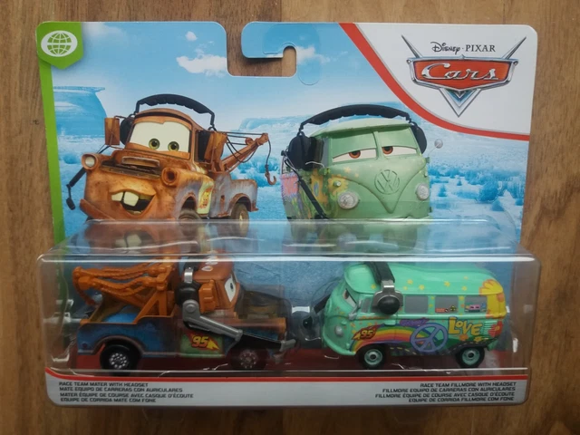 DISNEY PIXAR CARS Mater Headset & Filmore Headset NEU/OVP EUR 34,99 ...