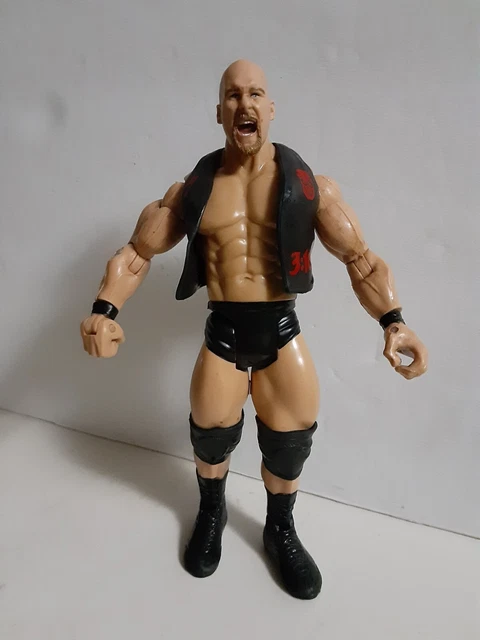 WWE STONE COLD Steve Austin Classic Superstars Series 18 Action Figure ...