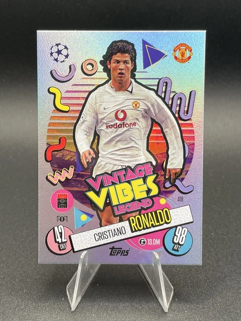 CRISTIANO RONALDO VINTAGE Vibes Legend Match Attax 2024/2025 24/25 # 418 £8.99 - PicClick UK
