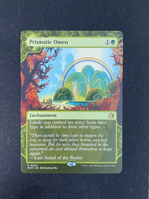 PRISMATIC OMEN SHOWCASE - WOT - Wilds of Eldraine - MTG - NEUF EUR 4,45 ...