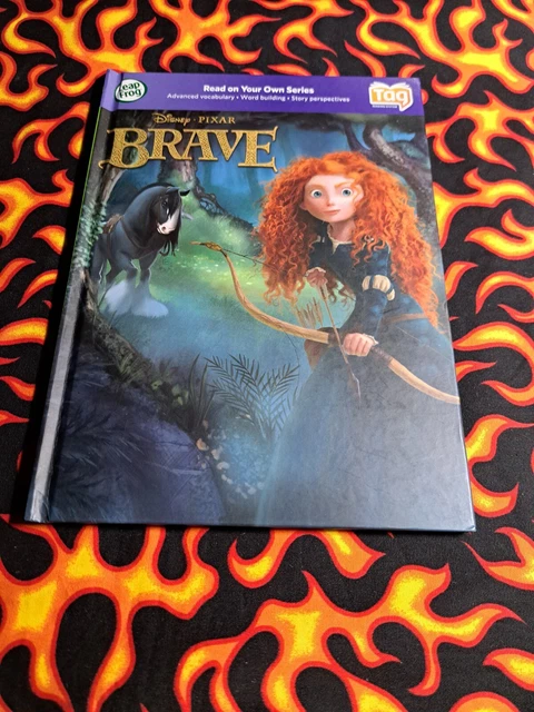 LEAPFROG TAG LEAPREADER Book Disney Pixar Brave Princess Merida Home ...
