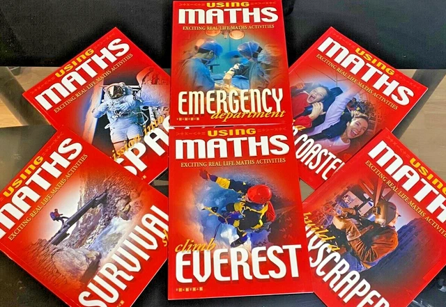 USING MATHS, EXCITING Real Life Maths Activities for KS2 & KS3 (6 Books ...