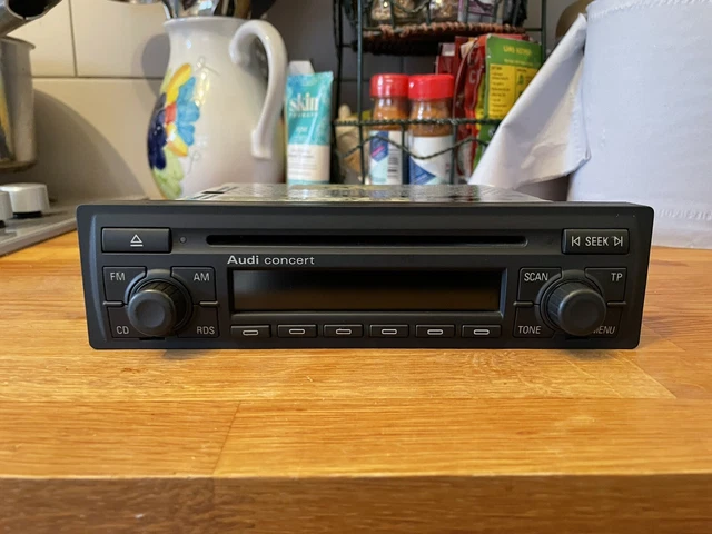 GENUINE AUDI TT Mk1 Concert CD Player*Radio*Headunit*BOSE*Stereo*CODE Inc*MINT** £199.95 ...