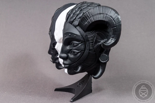 SUCCUBUS WALL MASK - 3D Printed, Dual-Face Design with Skull, Gothic ...
