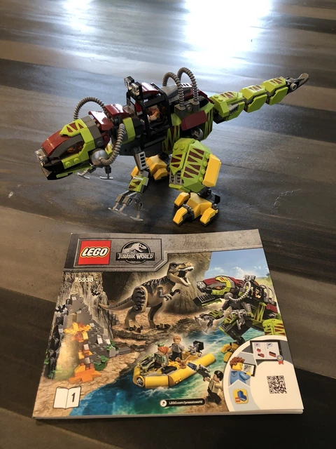 LEGO JURASSIC WORLD: T. rex vs Dino-Mech Battle 75938 Mech And Mini ...
