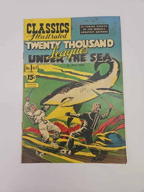 CLASSIQUES ILLUSTRÉS VINGT MILLE LIEUES SOUS LA MER par Jules Verne #47 ...