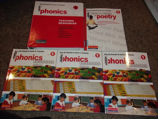 FOUNTAS PINNELL PHONICS LESSONS Grade 1 Guide +Teaching Resources Sing ...