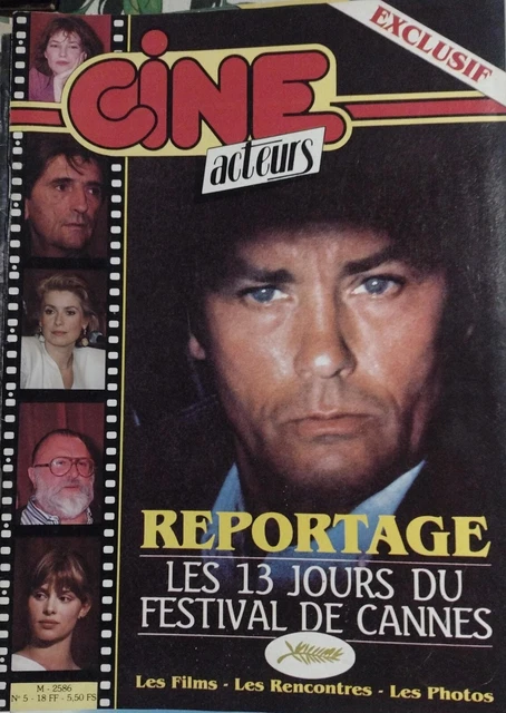 REVUE CINE ACTEURS / N°5 / Delon-Deneuve-Sergio Leone- Birkin / Cannes 1984 EUR 8,00 - PicClick FR