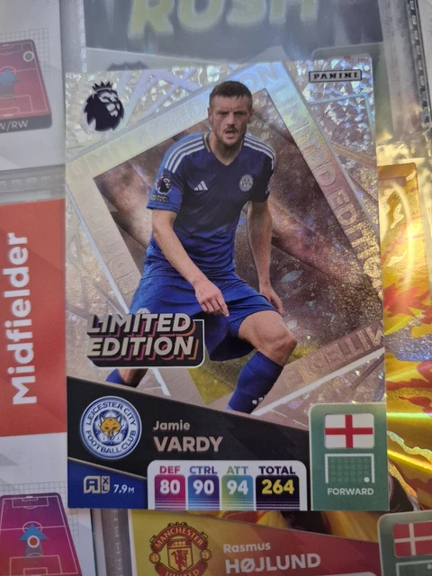 PANINI ADRENALYN XL 2024/25 2025 Jamie Vardy Leicester City Limited ...