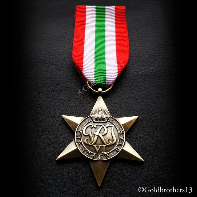 ITALY STAR WW2 Military Medal British Commonwealth Sea And Land Service ...