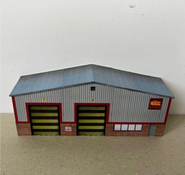 N GAUGE 2MM 1:148 Low Relief Building-Industrial -Scratch Built #647-N ...