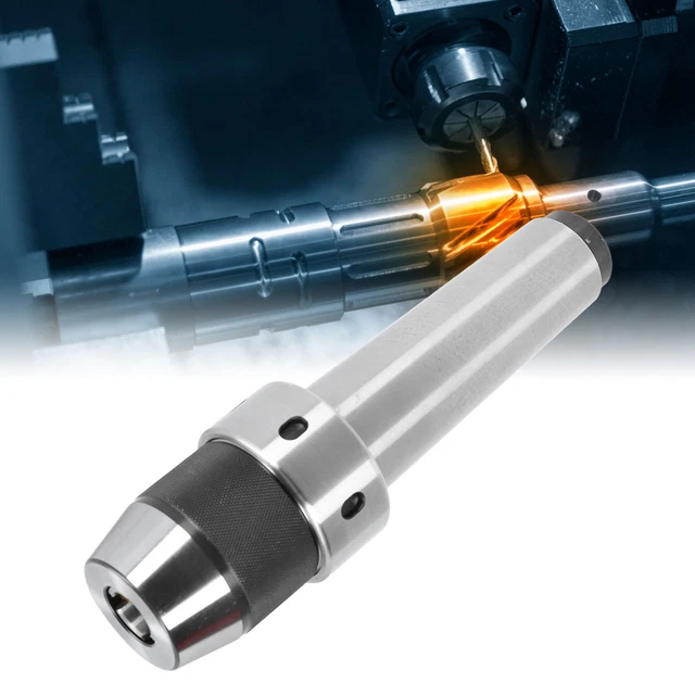 SELF TIGHTENING KEYLESS Drill Chuck MT5 Shank APU16 MT5 Morse Taper 3 ...
