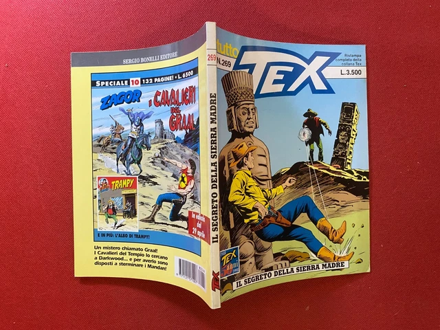 TUTTO TEX N. 269 IL SEGRETO SIERRA MADRE Ed Sergio Bonelli (1998 ...