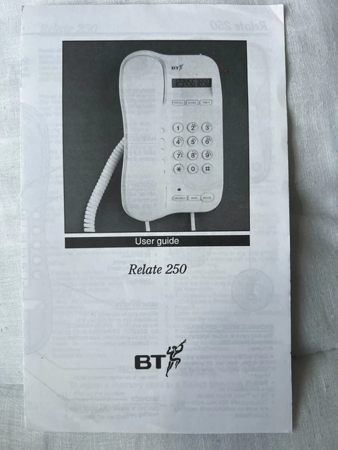 1980S BT VISCOUNT and Relate 250 user guides £0.99 - PicClick UK