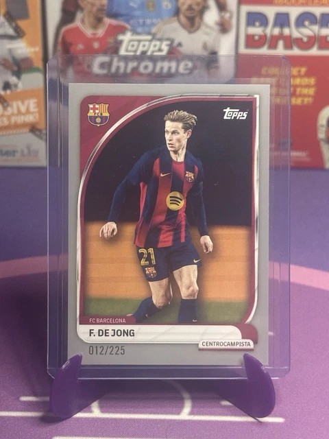 TOPPS FC BARCELONA 2025/26 Frankie De Jong Silver Parallel /225 £2.24 ...